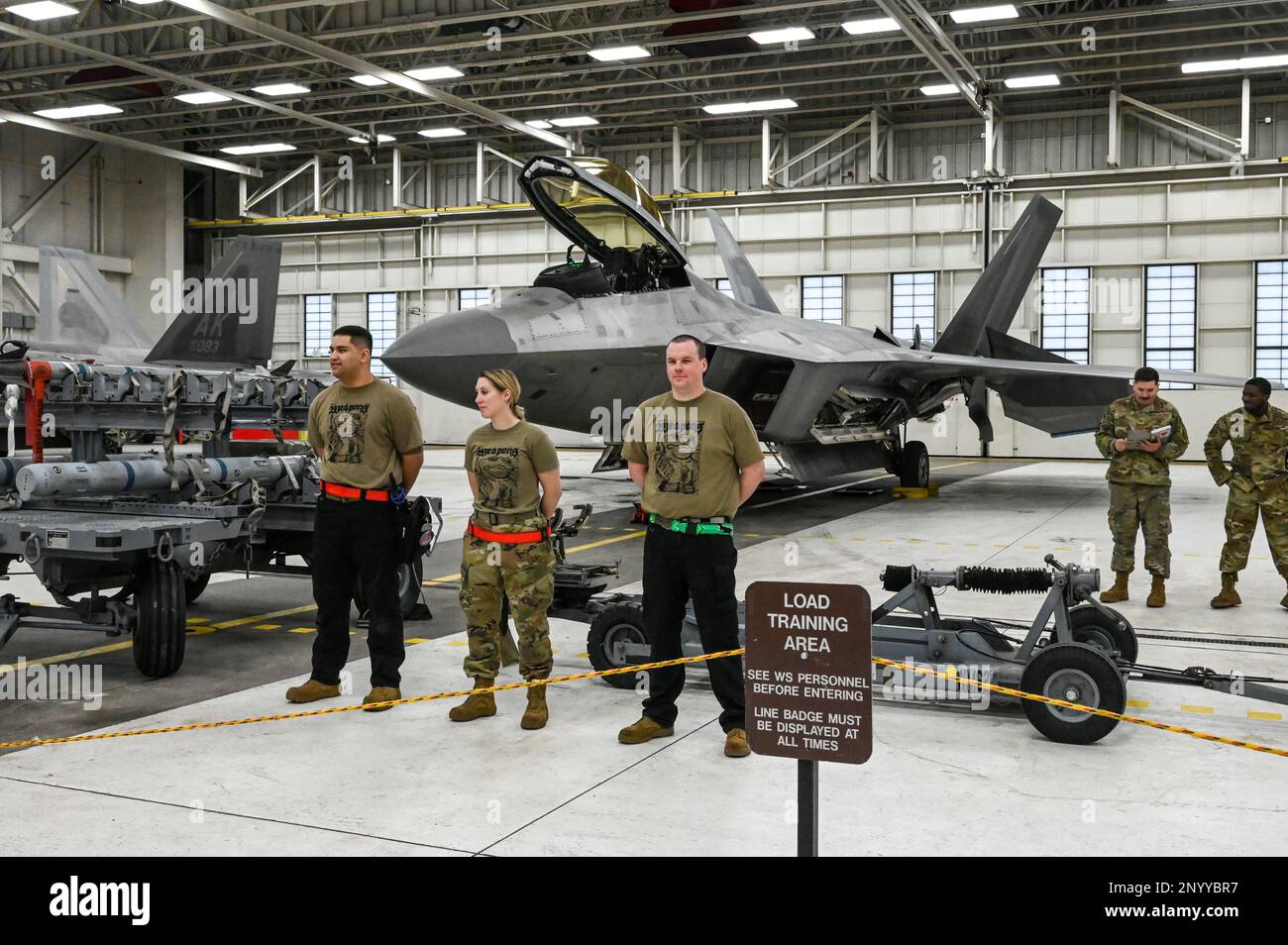 Jan 20, 2023, load crews form the 477th Aircraft Maintenance Squadron ...