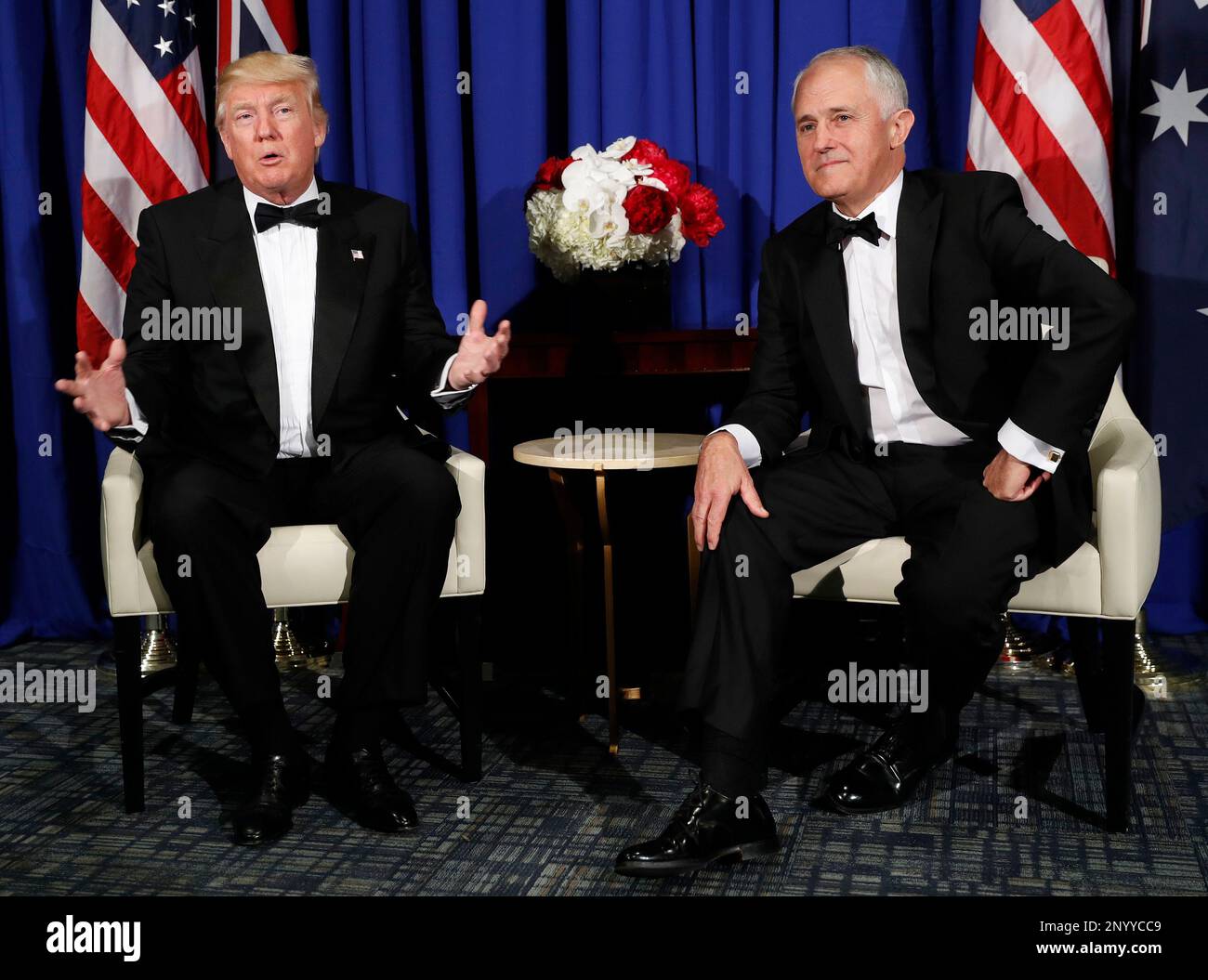 President Donald Trump meets with Australian Prime Minister Malcolm ...
