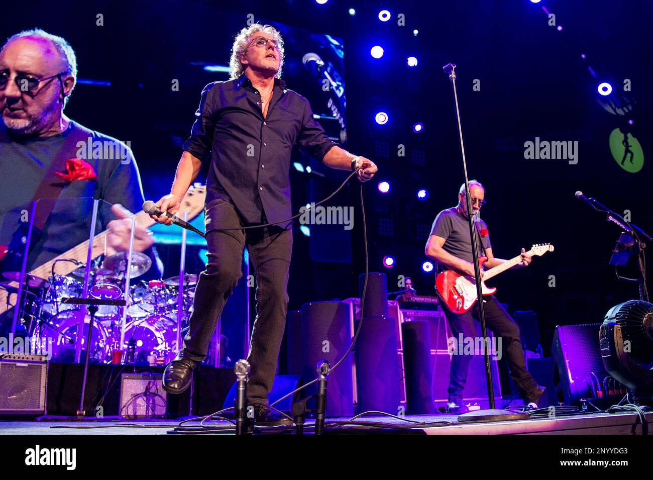 Roger Daltrey, left, and Pete Townshend The Who perform at Nationwide ...