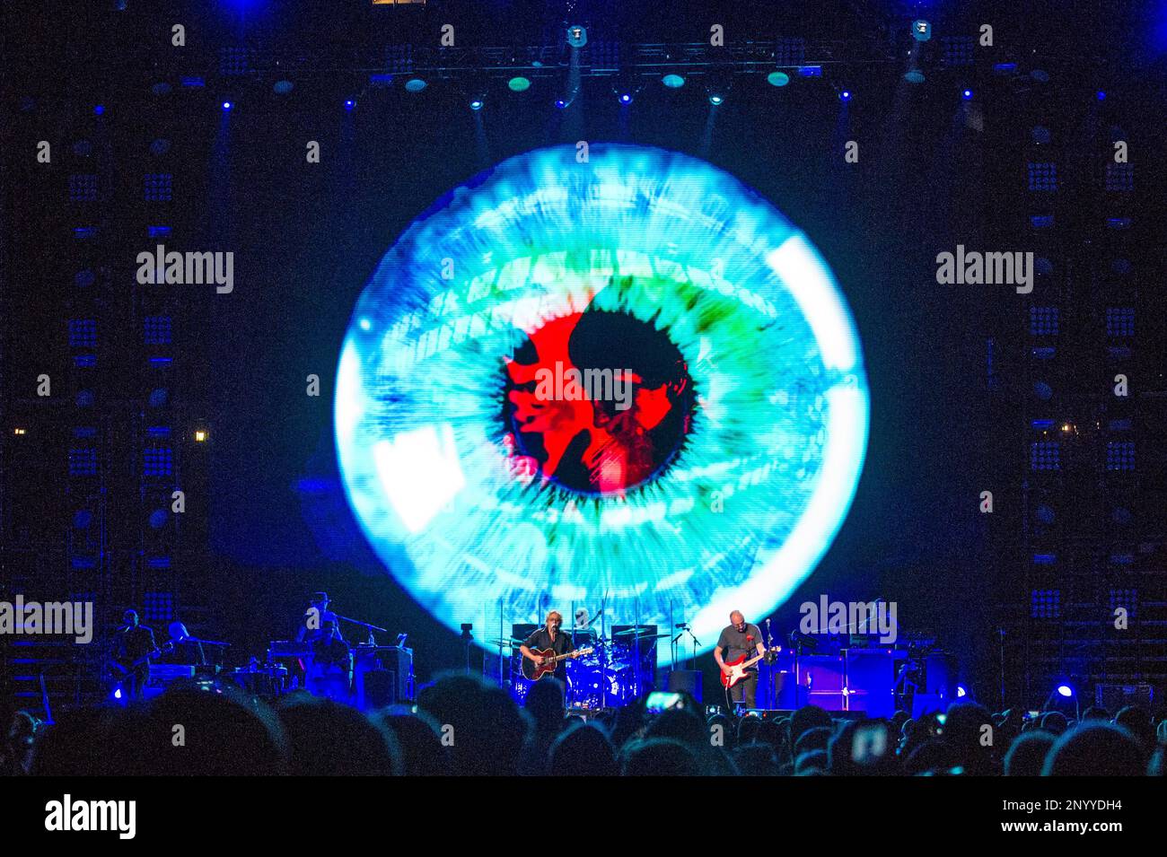 Roger Daltrey, left, and Pete Townshend The Who perform at Nationwide ...