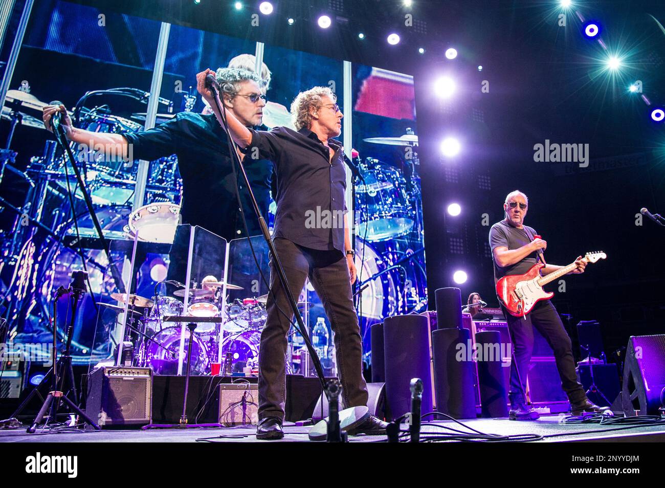 Roger Daltrey, left, and Pete Townshend The Who perform at Nationwide ...