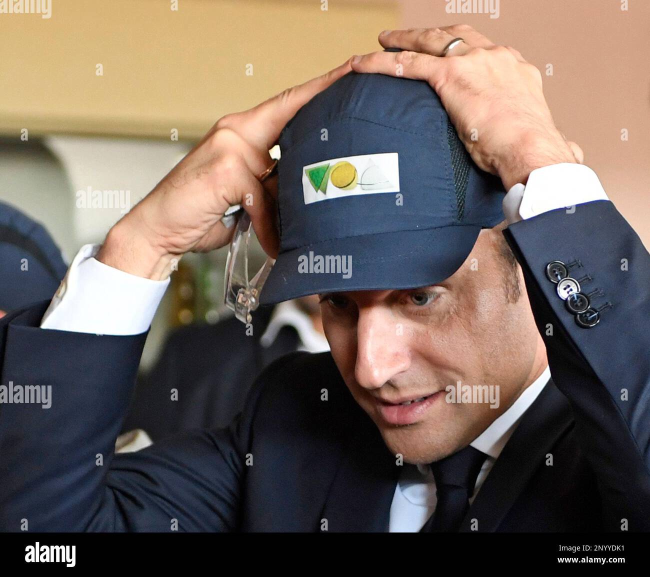 French presidential election candidate for the En Marche ! movement ...