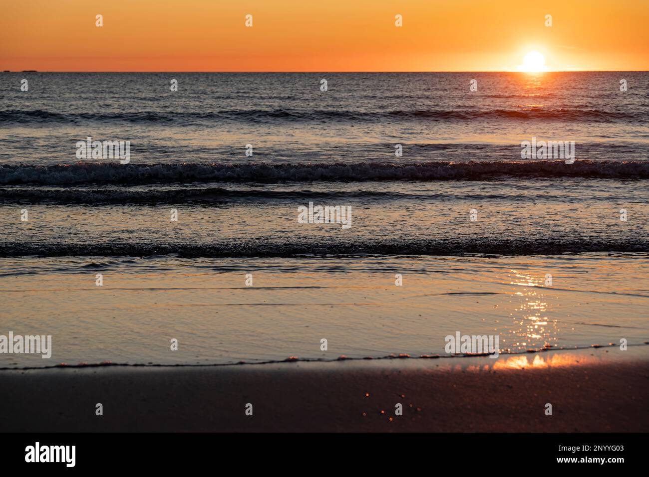 Sunset at the beach of Dooey, County Donegal, Ireland Stock Photo - Alamy