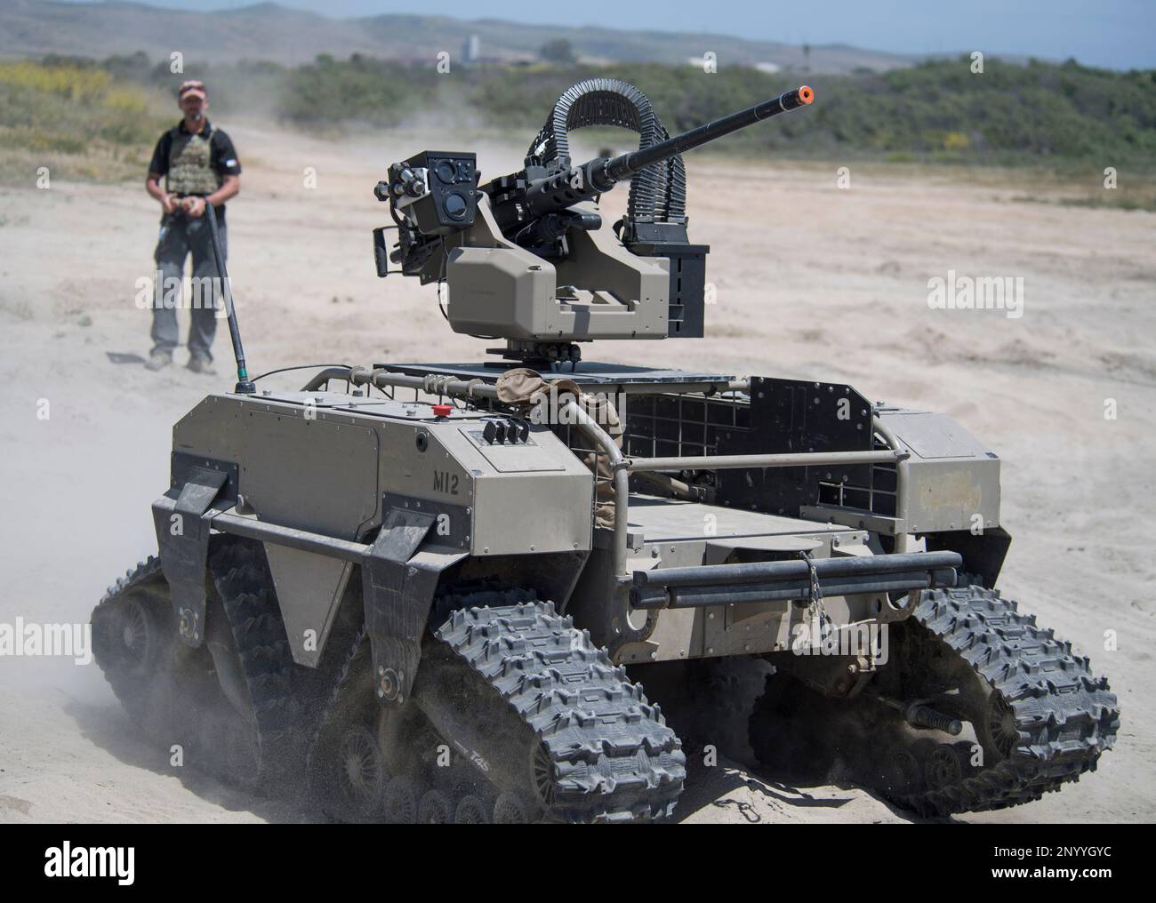 Tony Qualantone, of Precision Remotes, operates a MUTT (Multi Utility ...