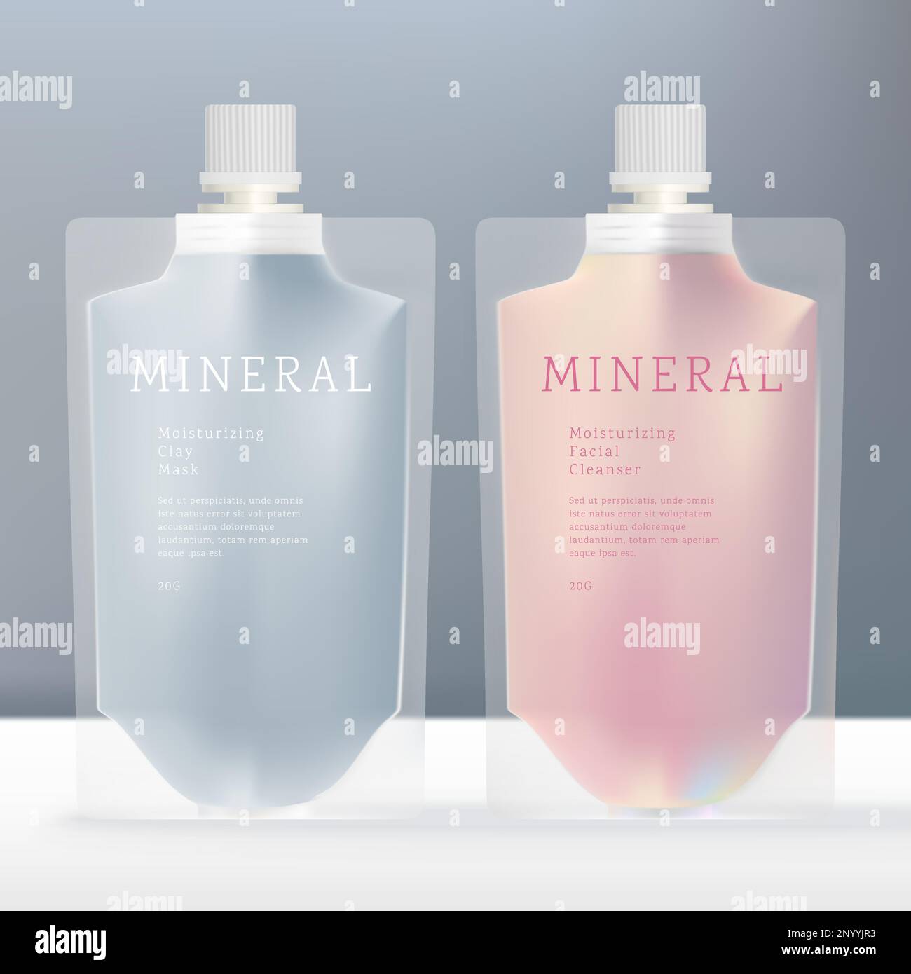 Clear wash bag vector Stock Vector Images - Alamy