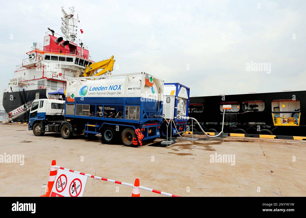 LNG bunkering launch ceremony. Organised by Pavilion Energy, the event ...