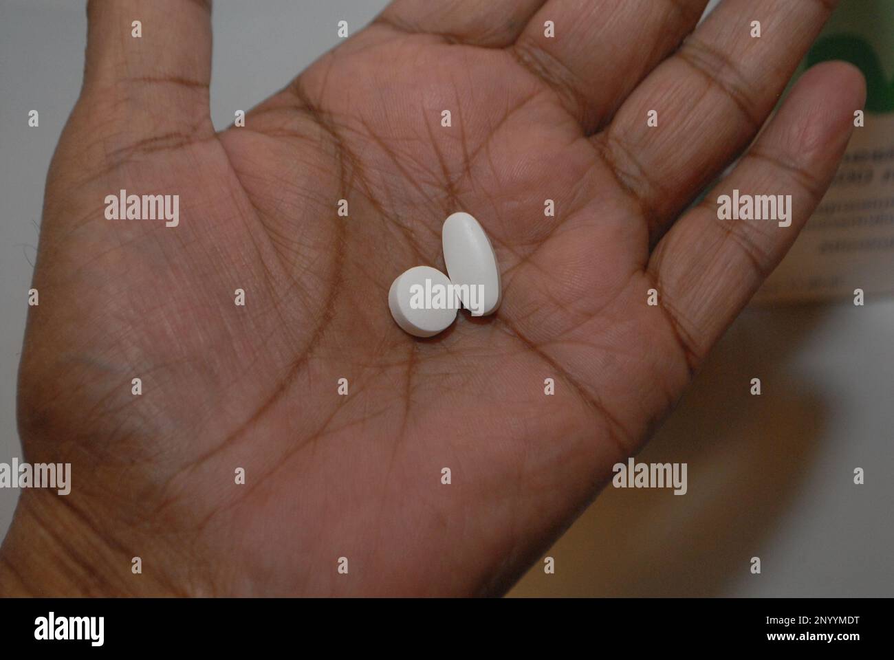 Kastrup/Copenhagen /Denmmark/02 Maerch 2023/Magnesia Dak 500 Mg tablets ...