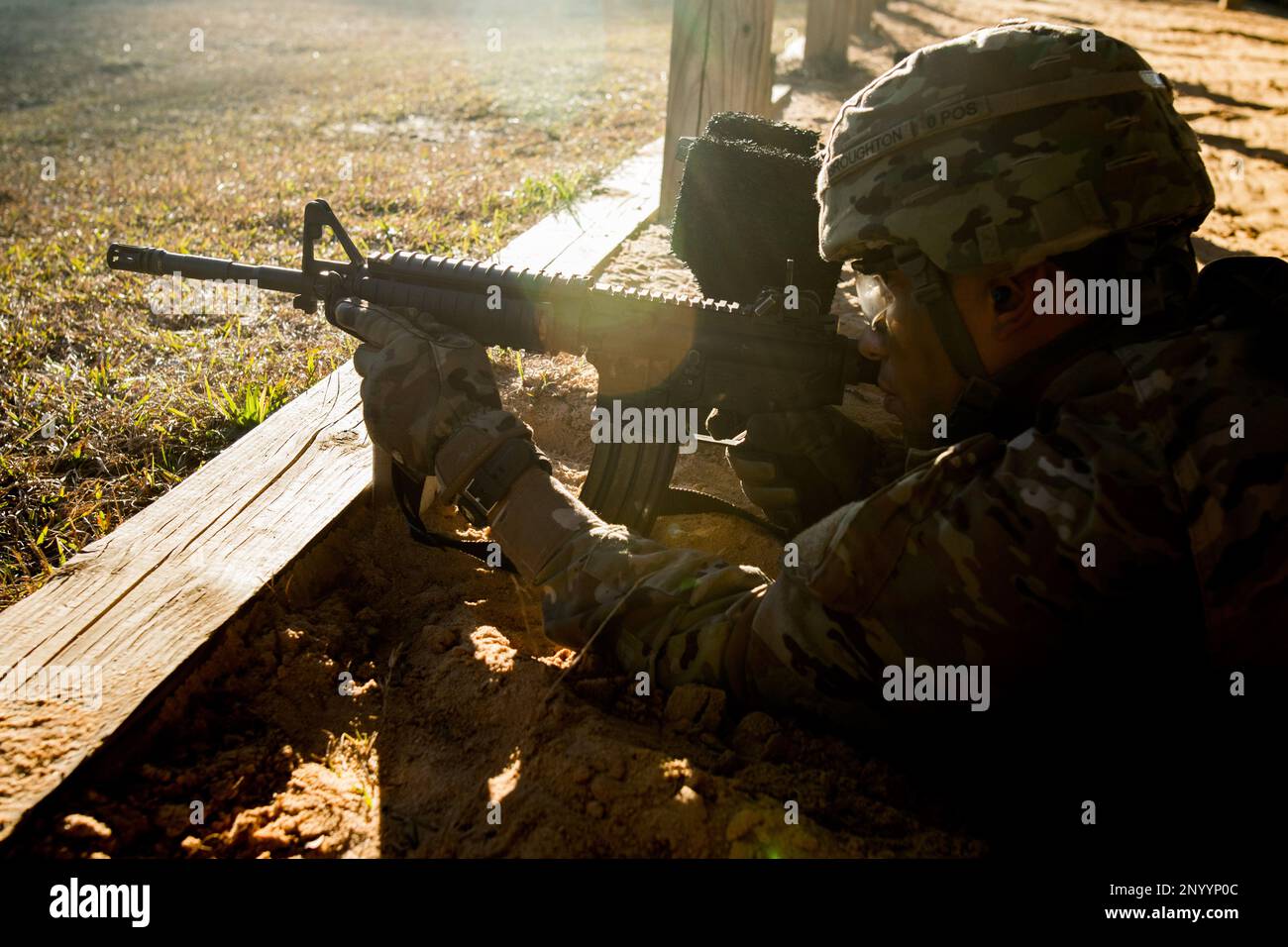 Pfc. Robert Broughton, a Military Police from the 810th Military Police ...