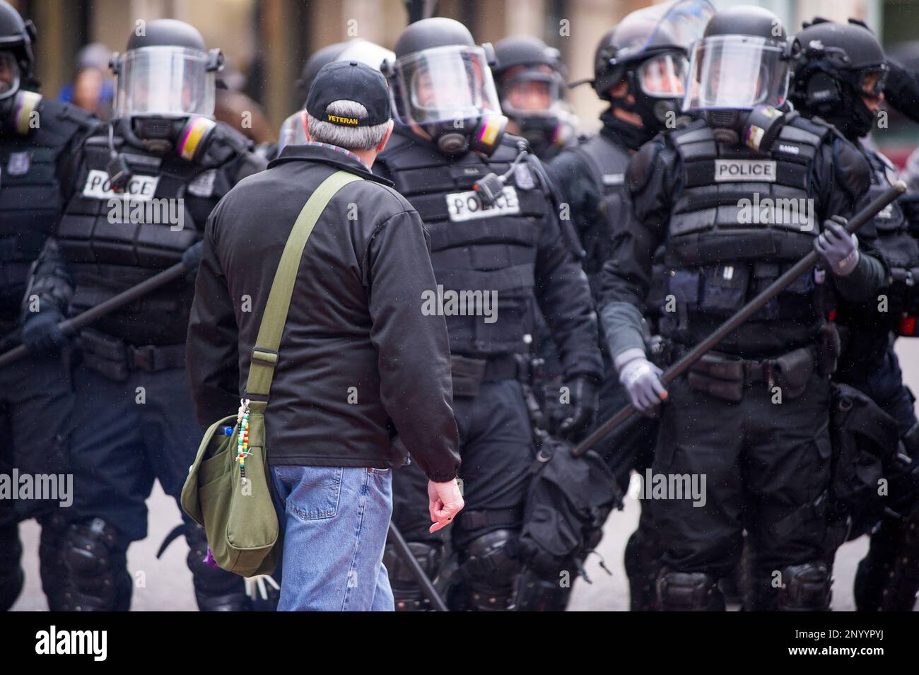 PORTLAND, OR - MAY 01: The May 1st parade set to celebrate the ...