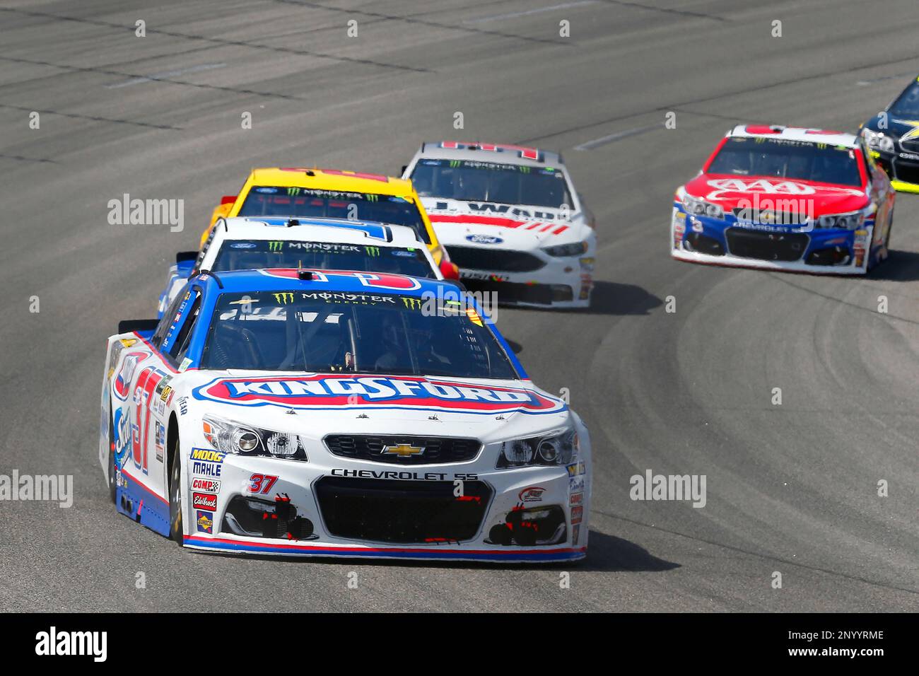 Chris Buescher, JTG Daugherty Racing, KingsFord Fusion Chevrolet SS ...