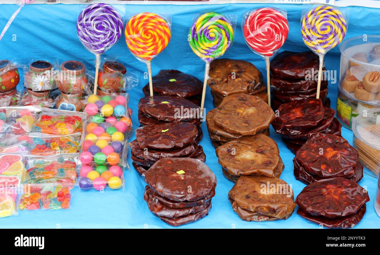 Colorful candy mexican market hi-res stock photography and images - Alamy