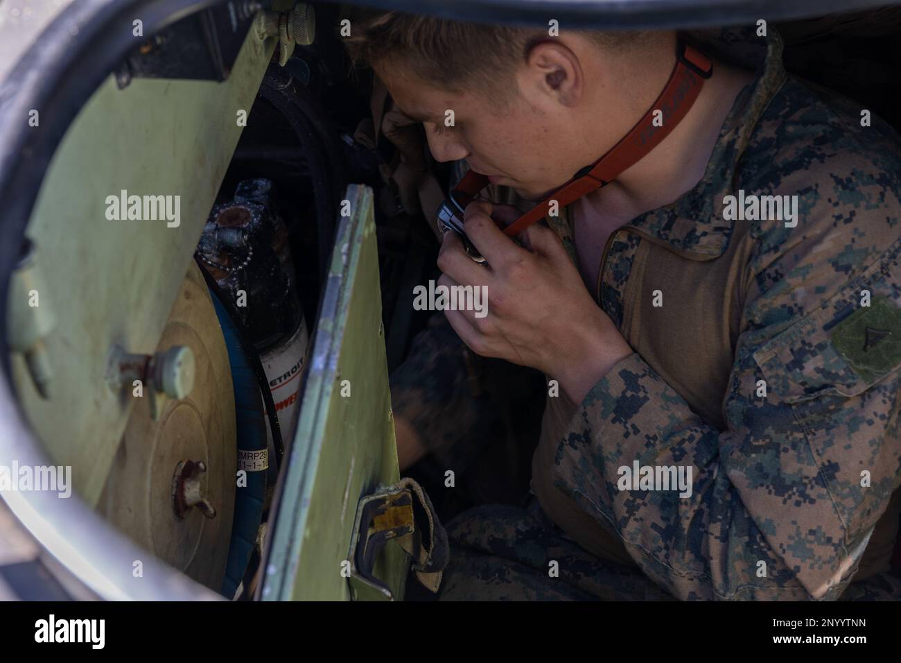 Lance Cpl. Josh Christianson, an infantry Marine with Battalion Landing ...