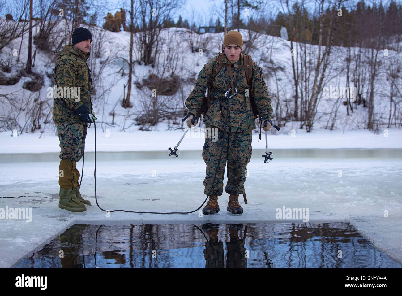 U.S. Marine Corps Lance Cpl. Eric Walrath, a motor vehicle operator ...