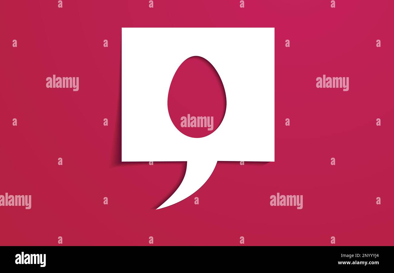 Conversation concept paper cut Stock Vector Images - Alamy