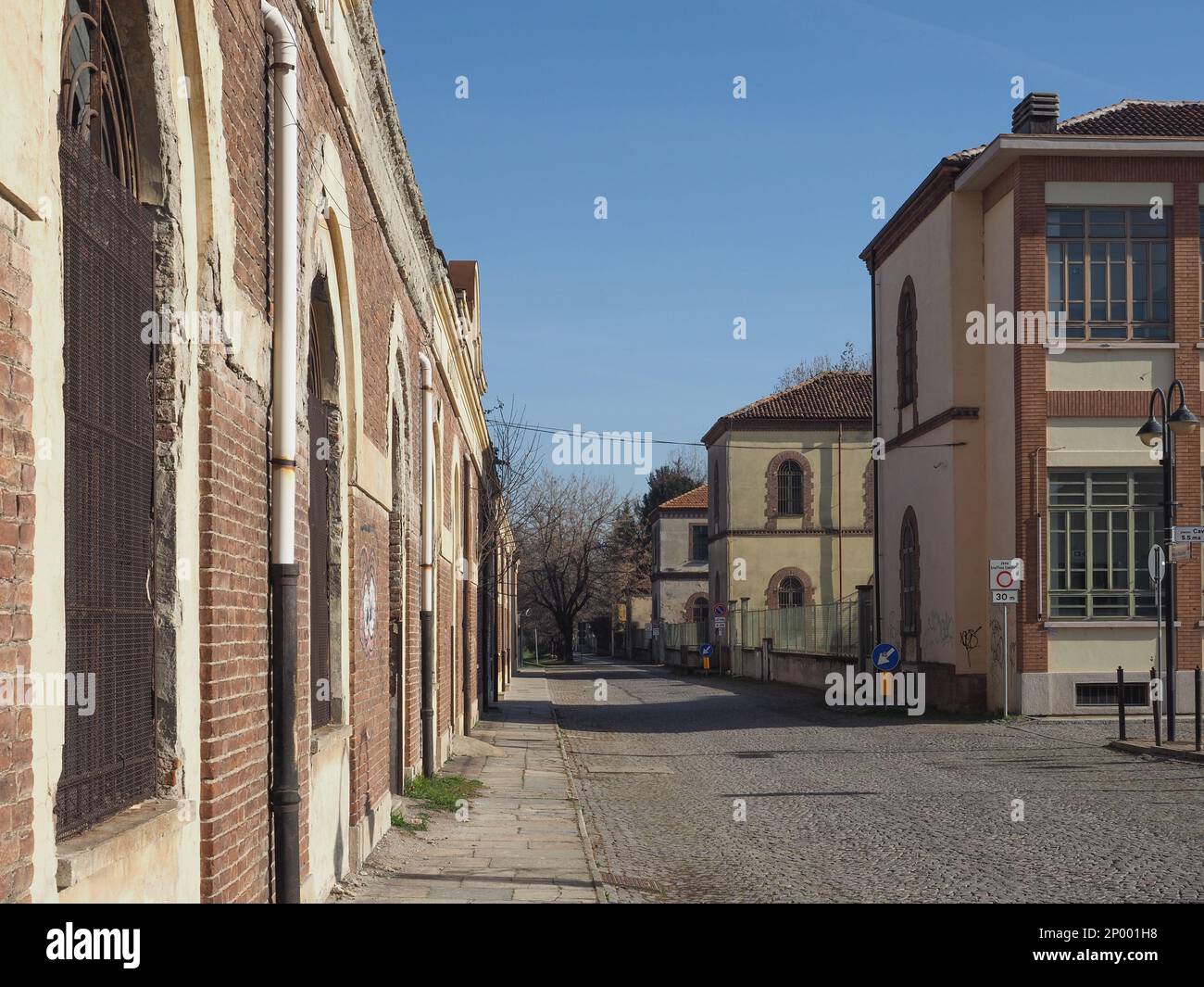 COLLEGNO, ITALY - CIRCA JANUARY 2023: La Certosa former mental hospital ...