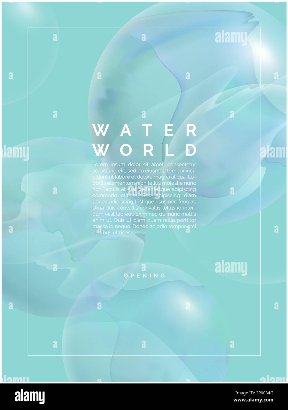 Vector Minimalist Abstract Marble, Ball, Sphere or Planet Poster, Book ...