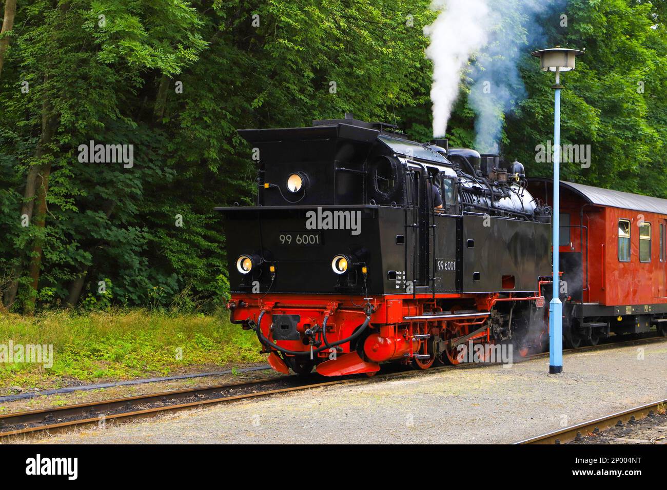 Harz narrow gauge railway - Selketalbahn, Harz national park - Germany ...