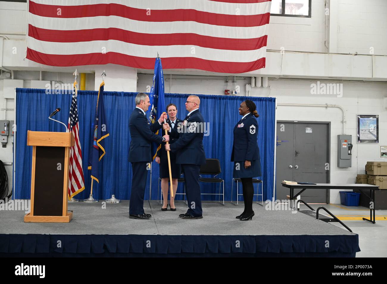 174th Attack Wing Command Chief Master Sgt. Michael Will relinquishes ...