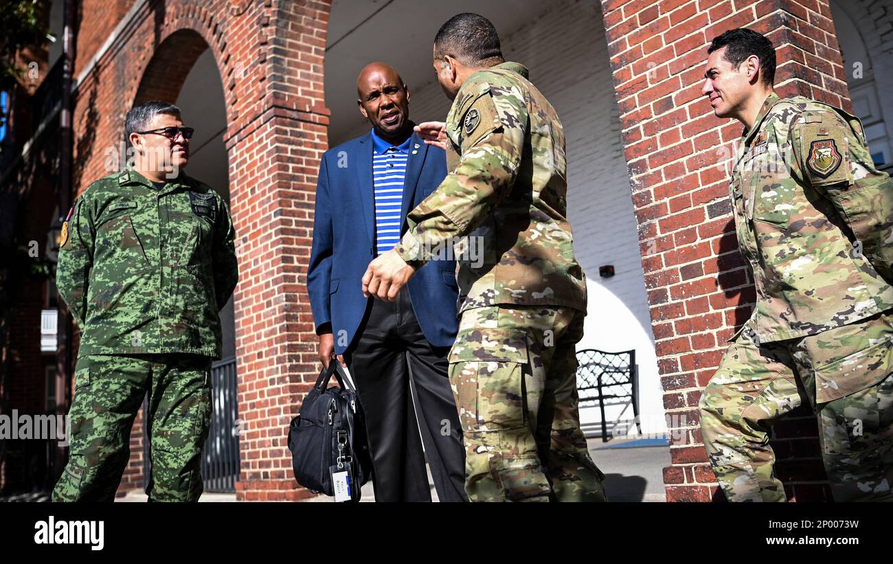 Inter-American Defense College Leadership welcomed Mr. Kevin J. Bostick ...