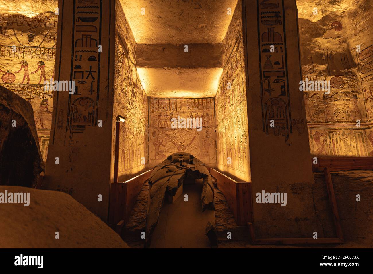 Tomb of Ramses IV in Valley of the Kings, Egypt Stock Photo - Alamy