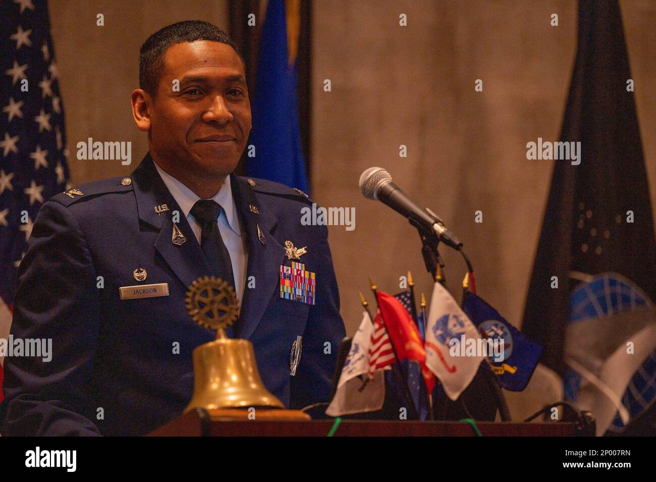 U.S. Space Force Col. Marcus Jackson, Space Base Delta 2 commander ...