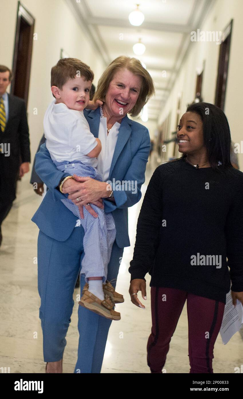 UNITED STATES - APRIL 27: Sen. Shelley Moore Capito, R-W.Va., her ...