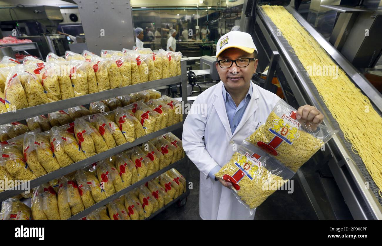 Mr Lim Hock Chai, mamaging director (in picture) in his local ...