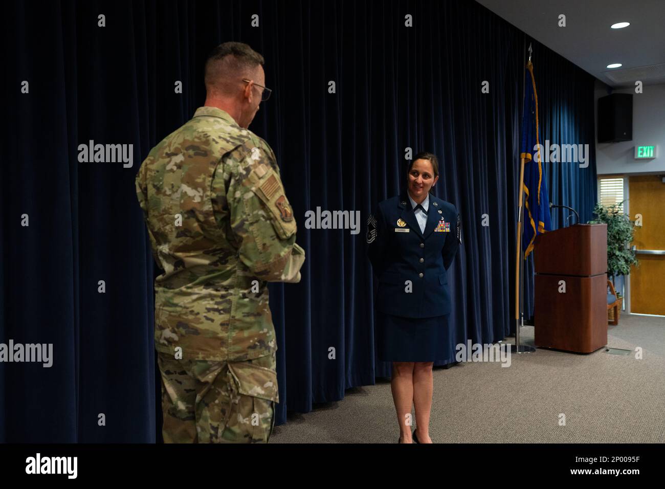 Nevada Air National Guard Command Chief Master Sgt. Kevin Brun ...