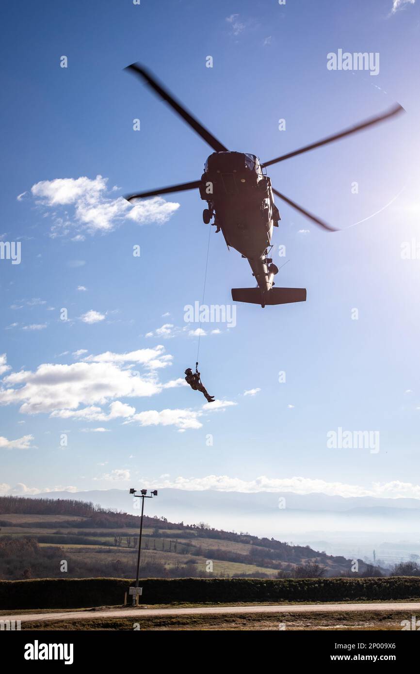 Kosovo Force (KFOR) Regional Command-East (RC-E) Soldier, Sgt. 1st ...