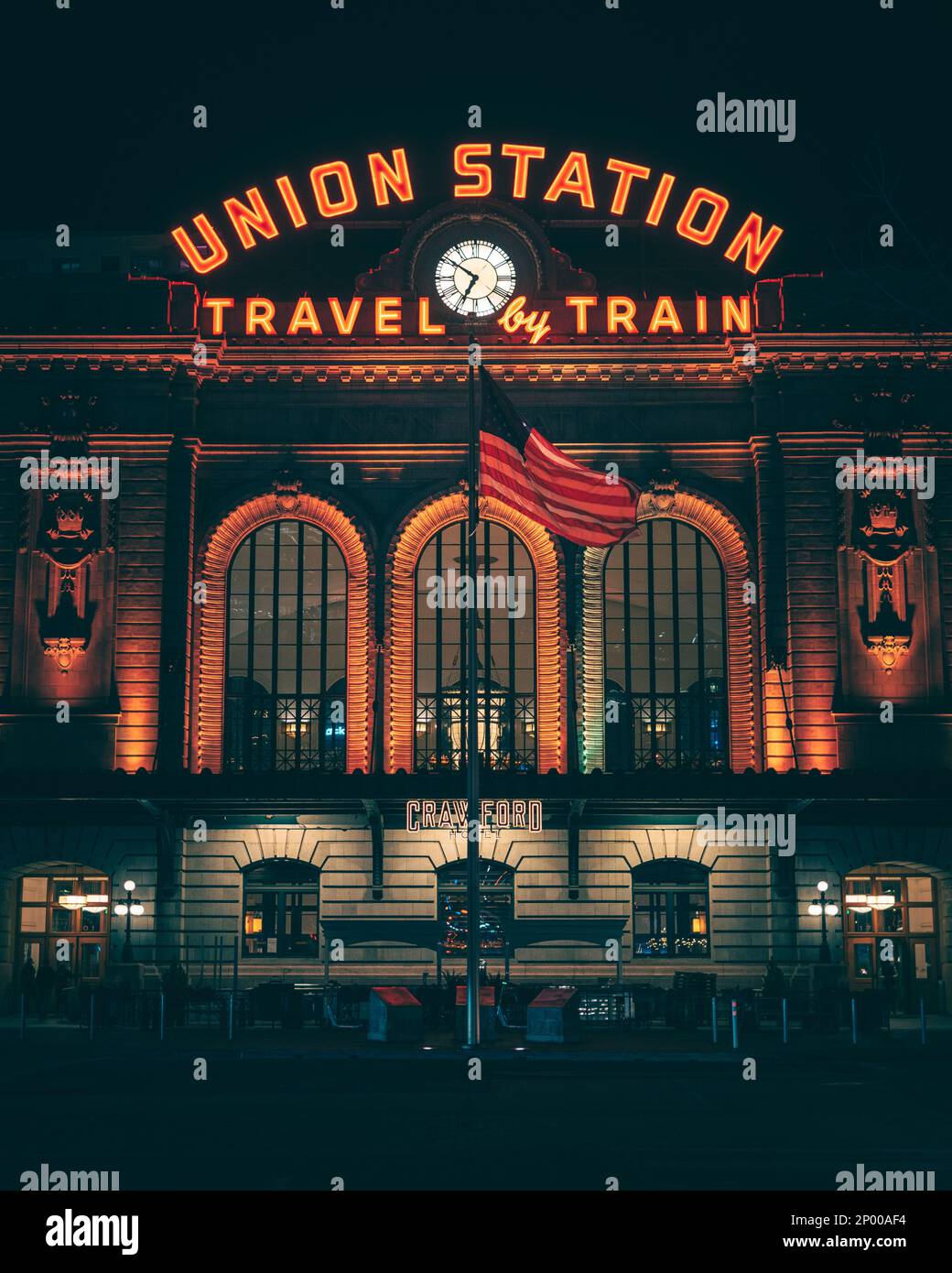 Denver union station street hi-res stock photography and images - Alamy