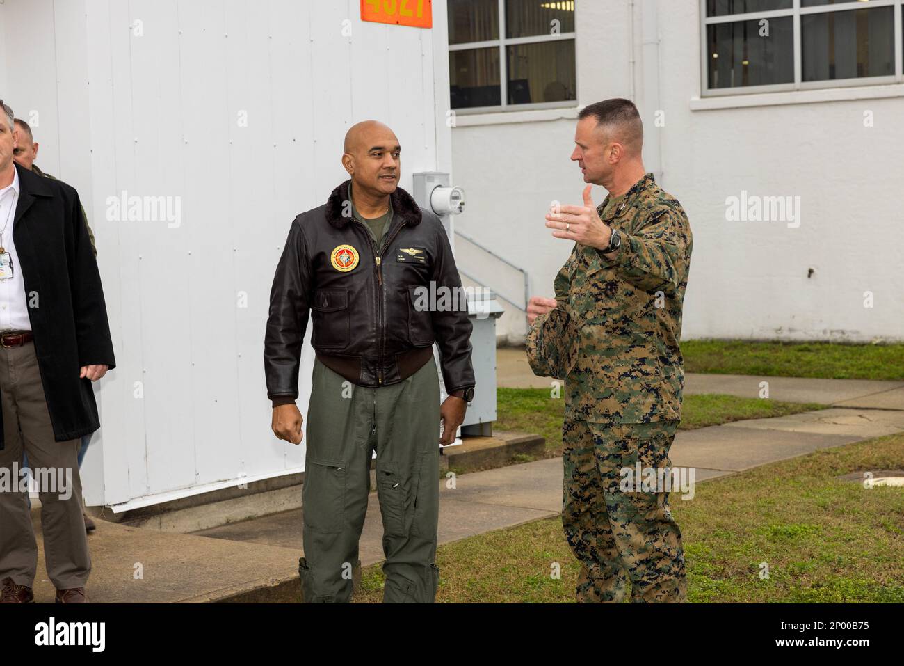 Marine Corps Air Station (MCAS) Cherry Point Commanding Officer Col ...