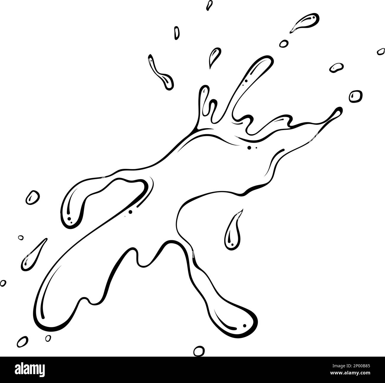 Ink water explosion Black and White Stock Photos & Images - Alamy