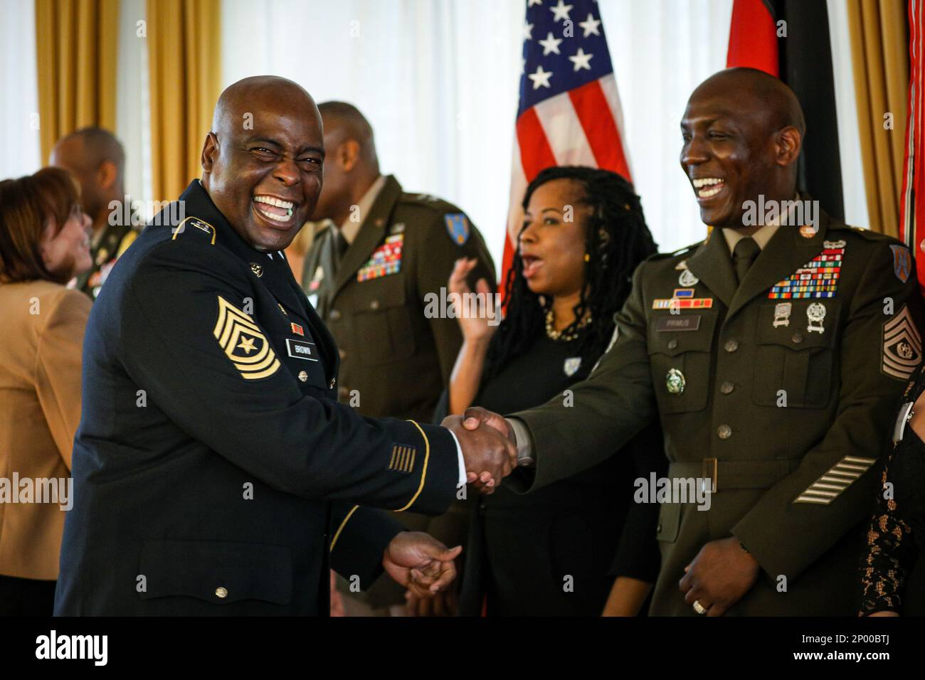 U.S. Army Sgt. Maj. Demarcus Brown, job, 21st Special Troops Battalion ...