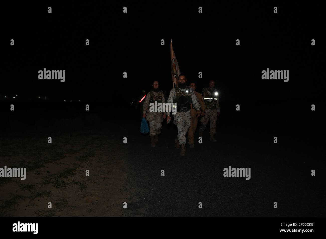 Italian Coalition Partners participate in the 13-mile DANCON march at ...