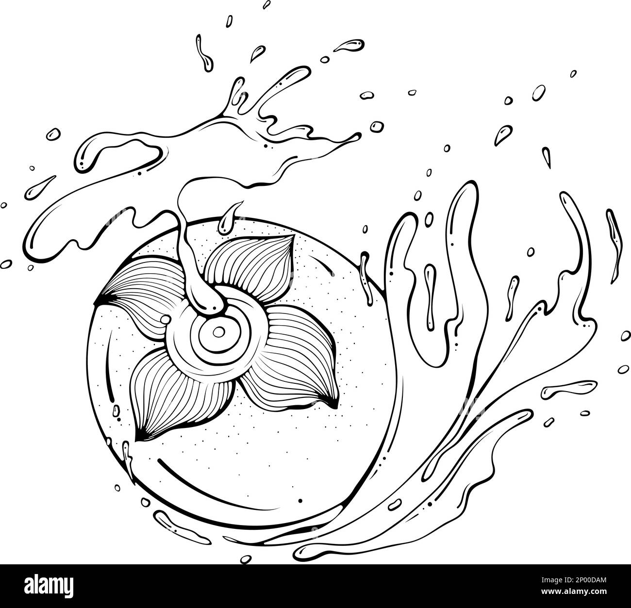 Juice coloring page hi-res stock photography and images - Alamy