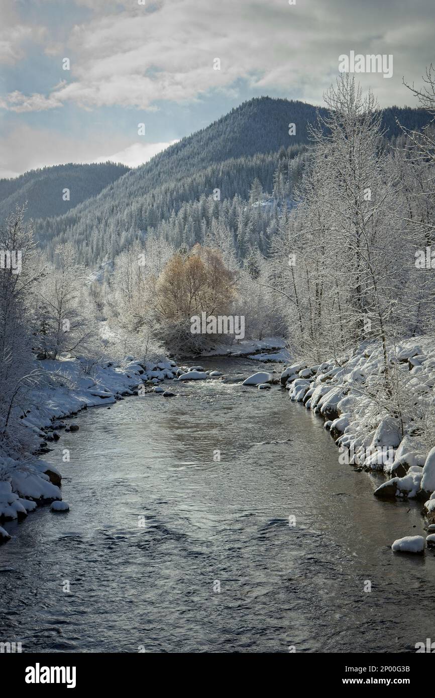 Small river flows hi-res stock photography and images - Alamy