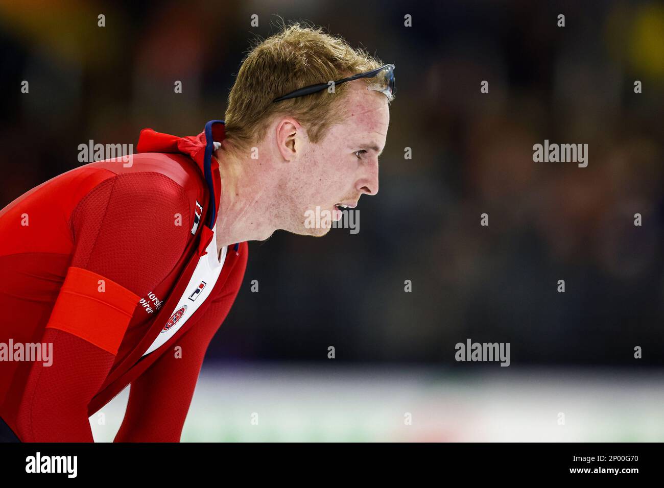 HERENVEEN - Netherlands, 02/03/2023, Hallgeir Engebraten (NOR) during ...