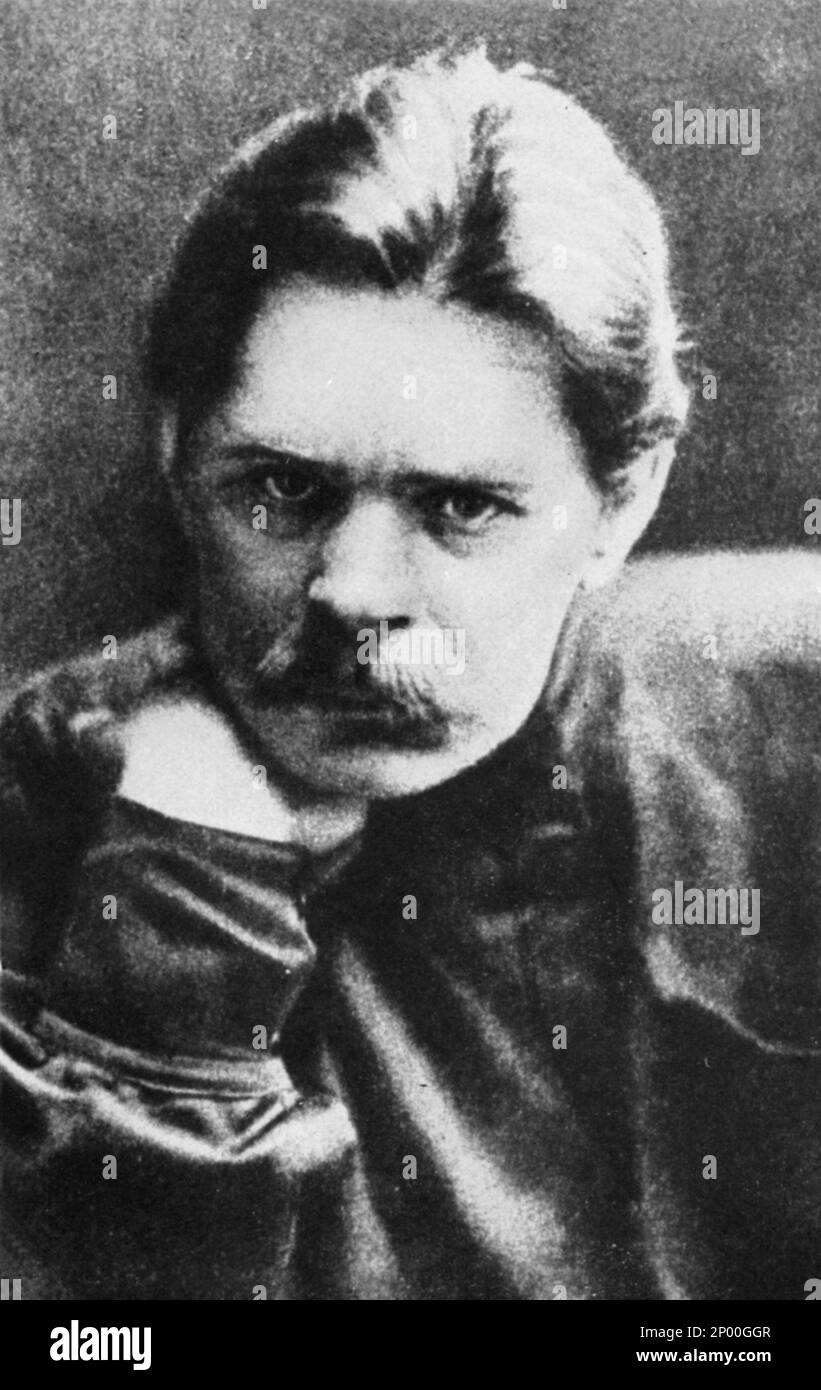 The celebrated russian writer and poet MAKSIM GORKIJ ( 1868 - 1936 ...