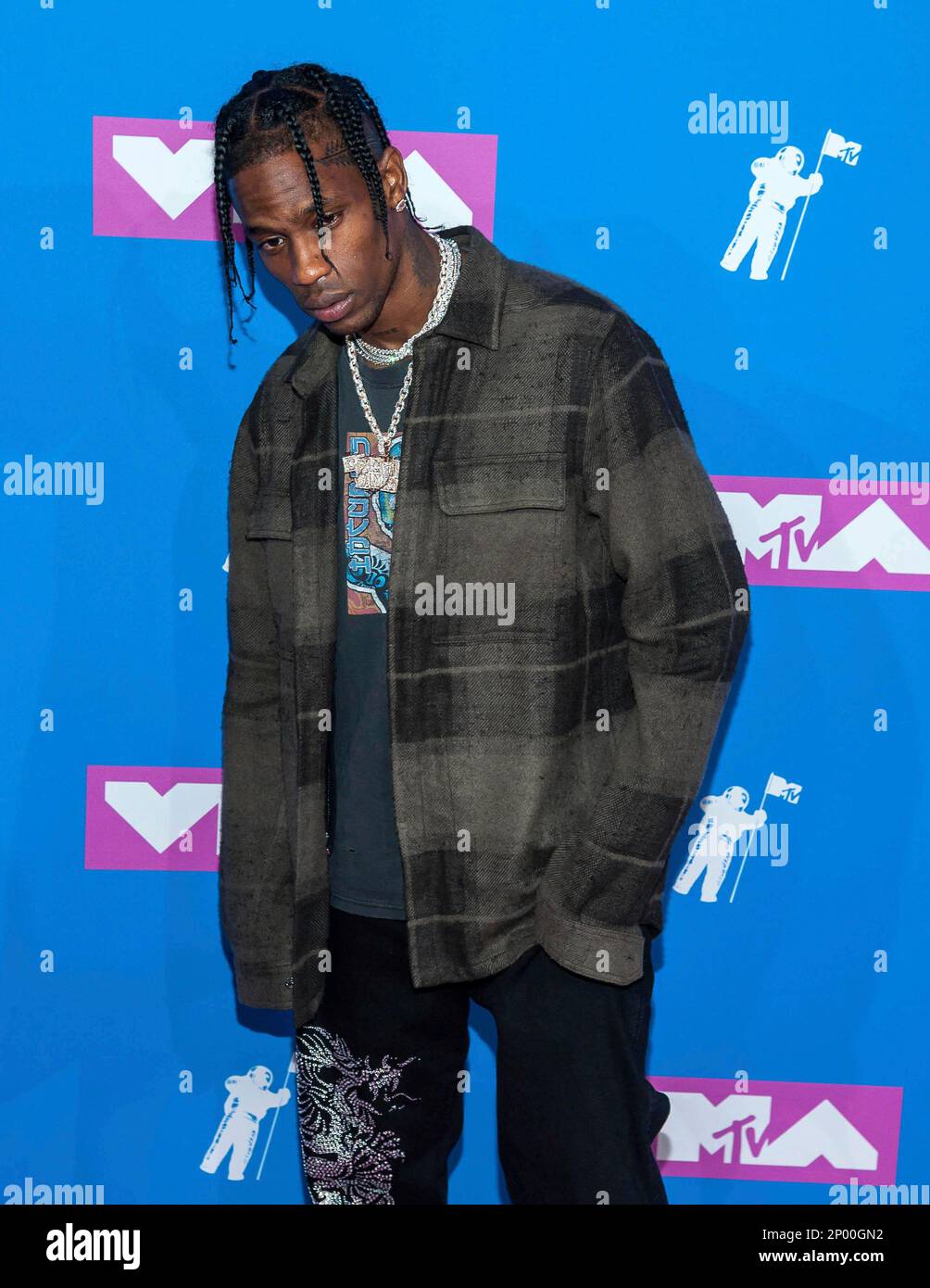 MARCH 2nd 2023: Rapper Travis Scott - born Jacques Bermon Webster II ...