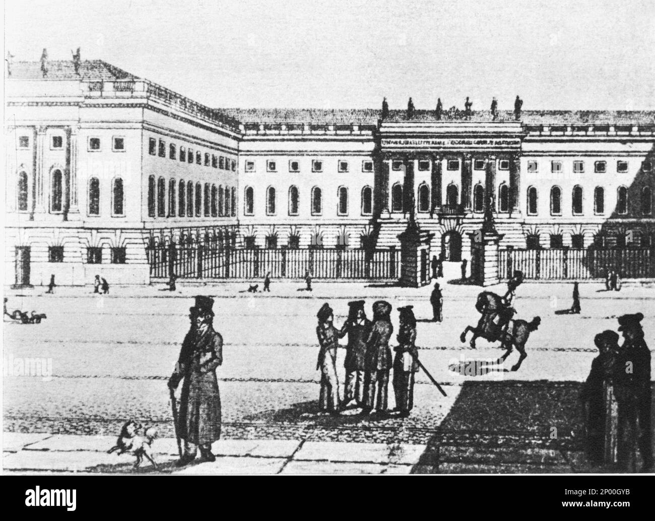1826 , GERMANY : The Berlin University at time of german philosopher ...