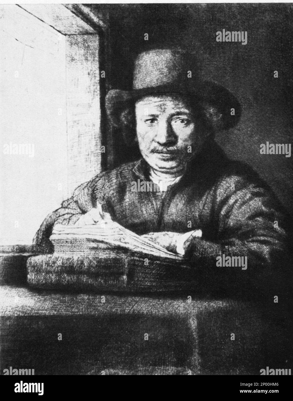 The deutch painter and engraver Harmenszoon Van Rijn REMBRANDT ( Leida ...