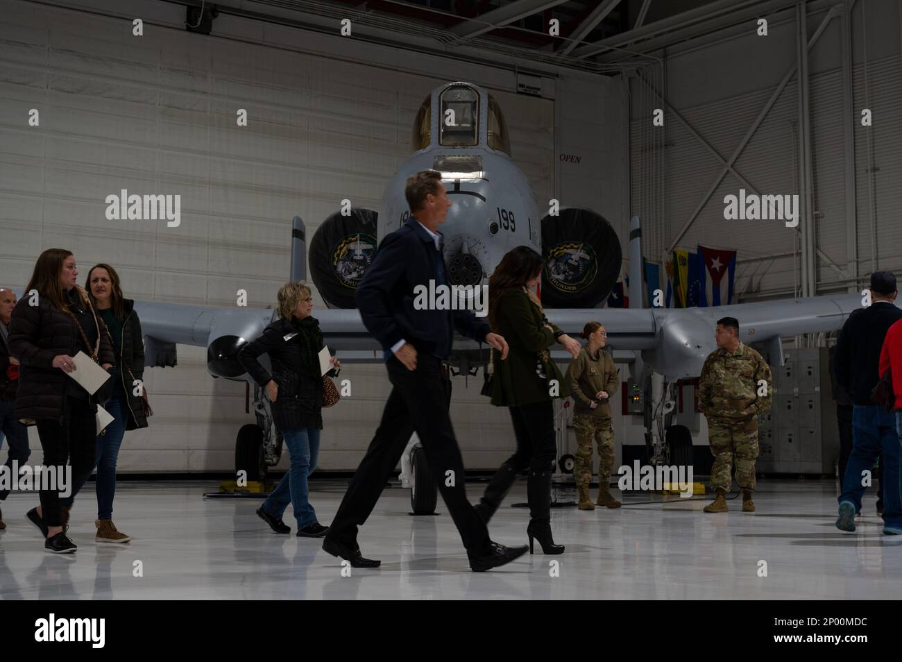 Nellis Air Force Base honorary commanders and Beale AFB civic leaders learn about different ...