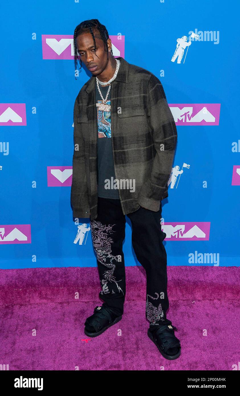 MARCH 2nd 2023: Rapper Travis Scott - born Jacques Bermon Webster II ...