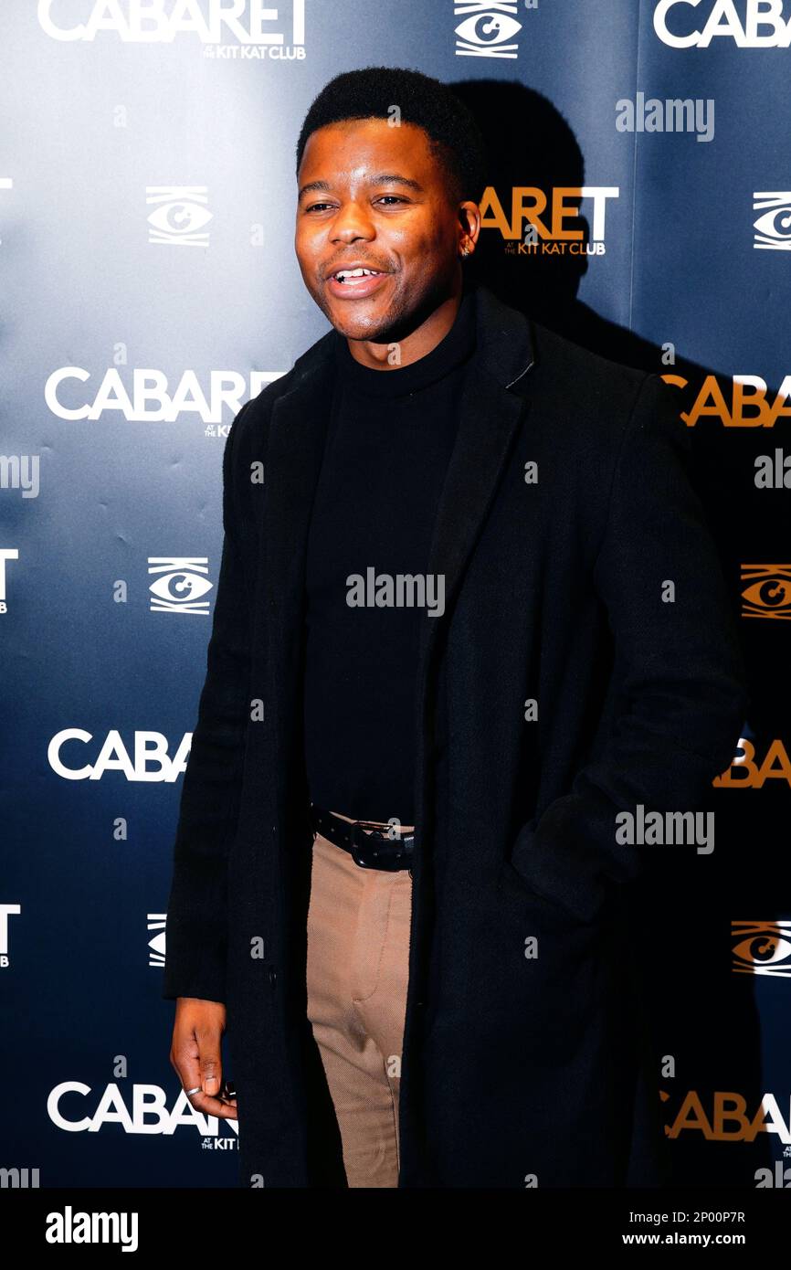 Mitchell Zhangazha attending the gala performance for Cabaret, at The ...