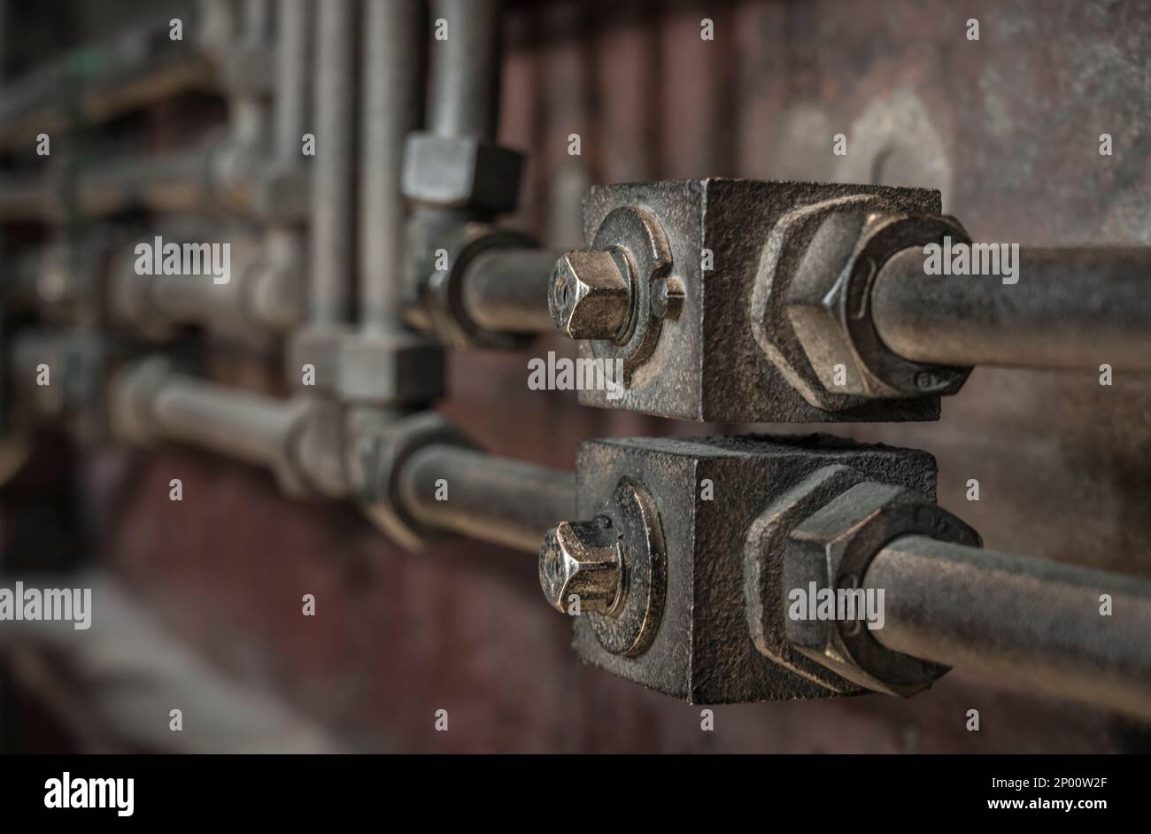 Hydraulic pipe rust corrosion hi-res stock photography and images - Alamy