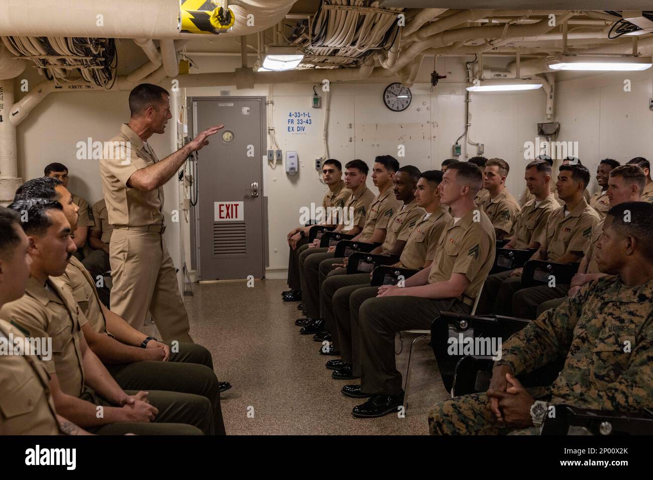 INDIAN OCEAN (Jan. 18, 2023) – U.S. Navy Lt. Cmdr. Aaron Wallen, a ...