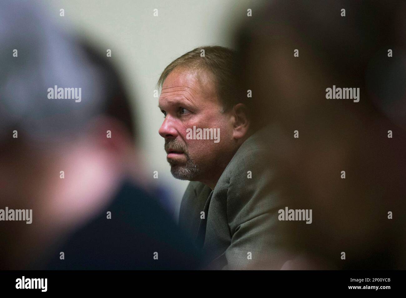 David Creato, father of David "DJ" Creato Jr., looks on as the ...