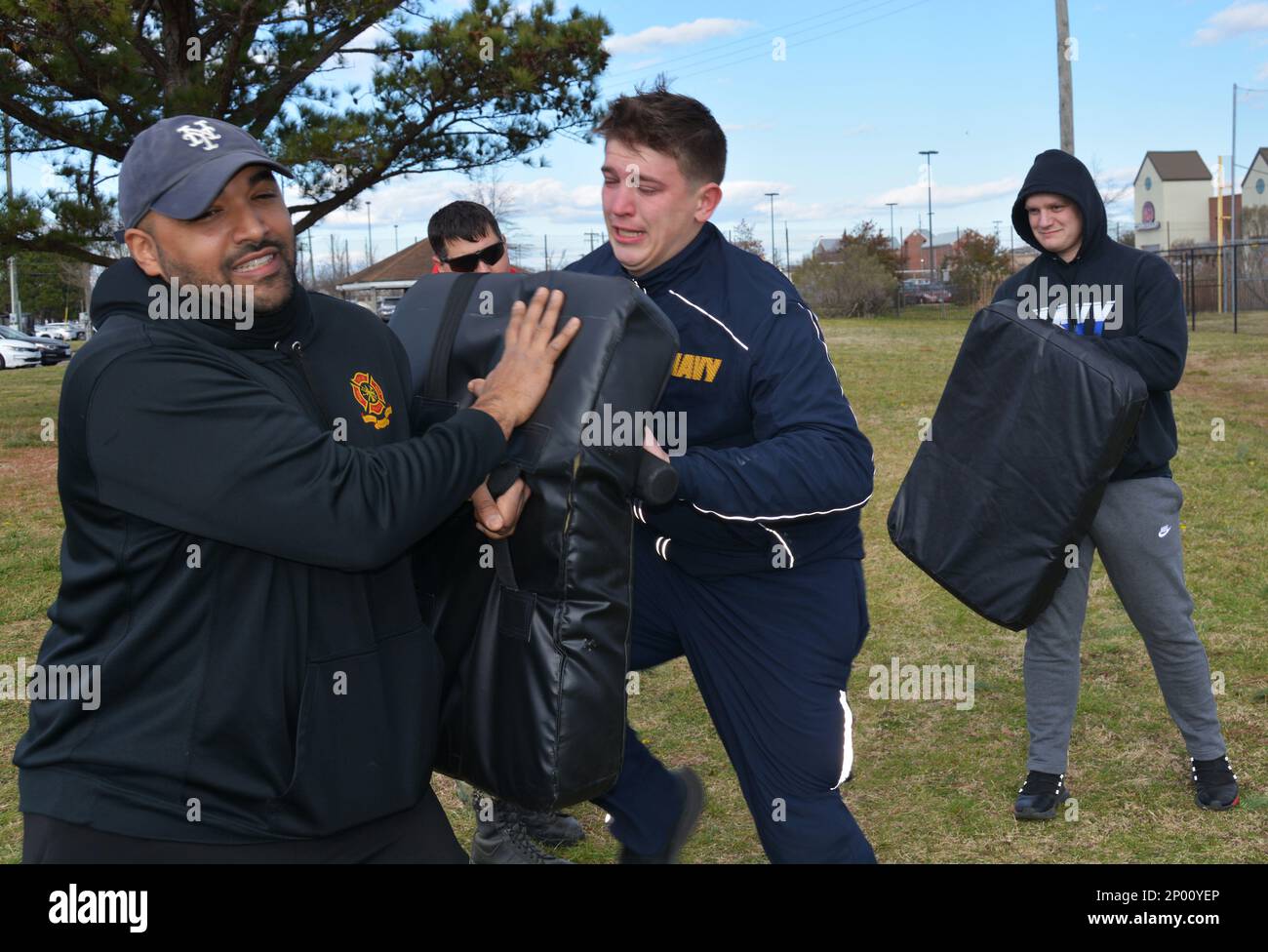 PORTSMOUTH, Va. (Jan. 20, 2023) Hospitalman Damien Cassiaerice uses a ...