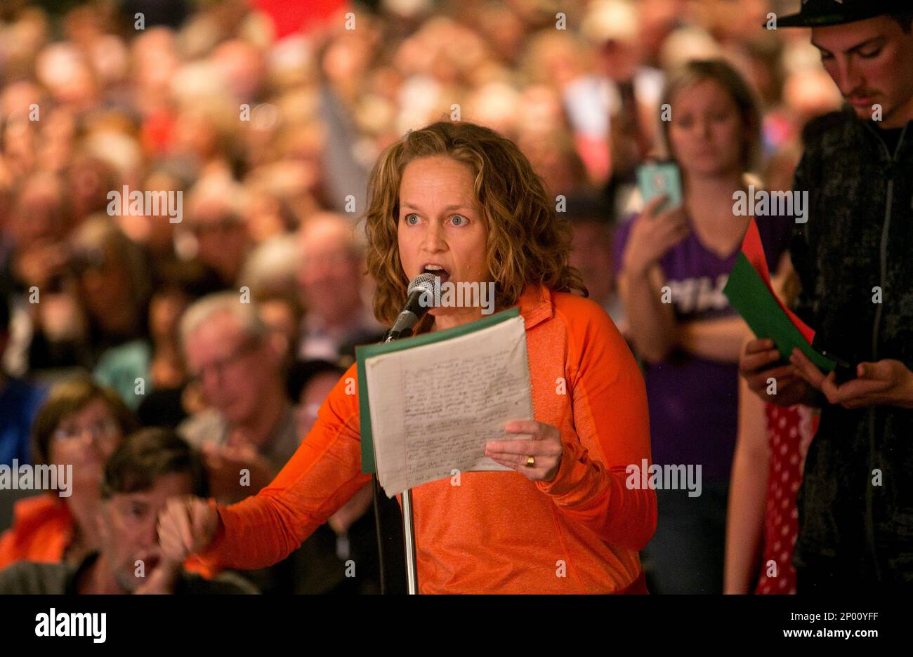 Labrador Town Hall Stephanie Hanson, who said she was a registered ...