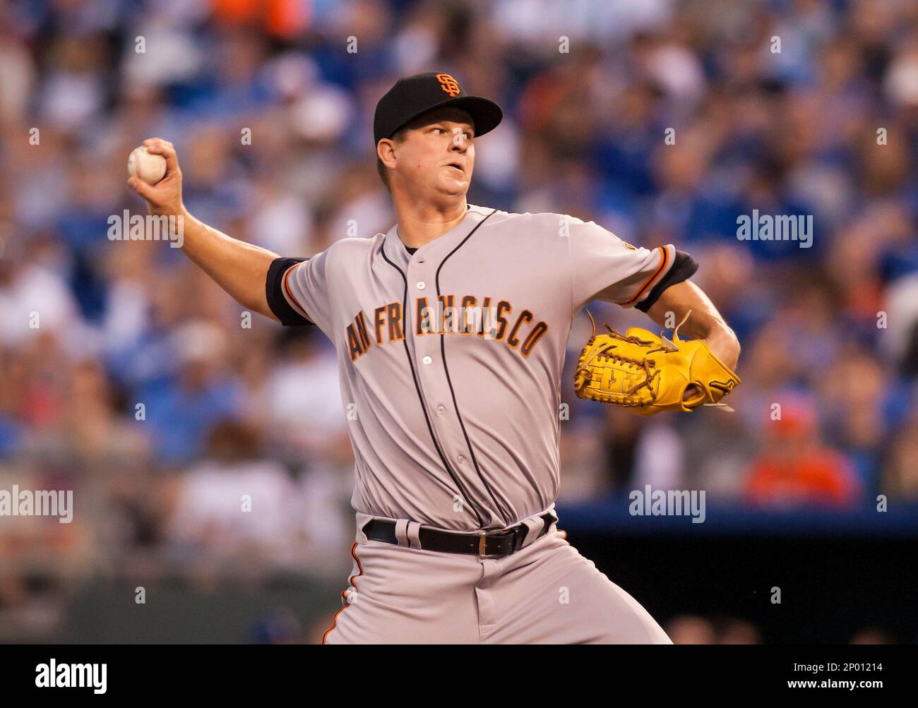 KANSAS CITY, MO - APRIL 18: San Francisco Giants Pitcher Matt Cain (18 ...